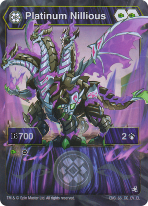 Darkus Platinum Nillious (EV) - The Bakugan Wiki
