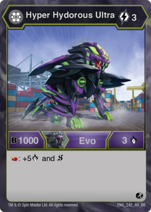 Darkus Hyper Hydorous Ultra (Battle Brawlers) - The Bakugan Wiki