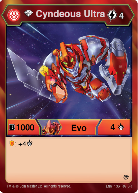 Diamond Cyndeous Ultra (Bakugan Resurgence) - The Bakugan Wiki