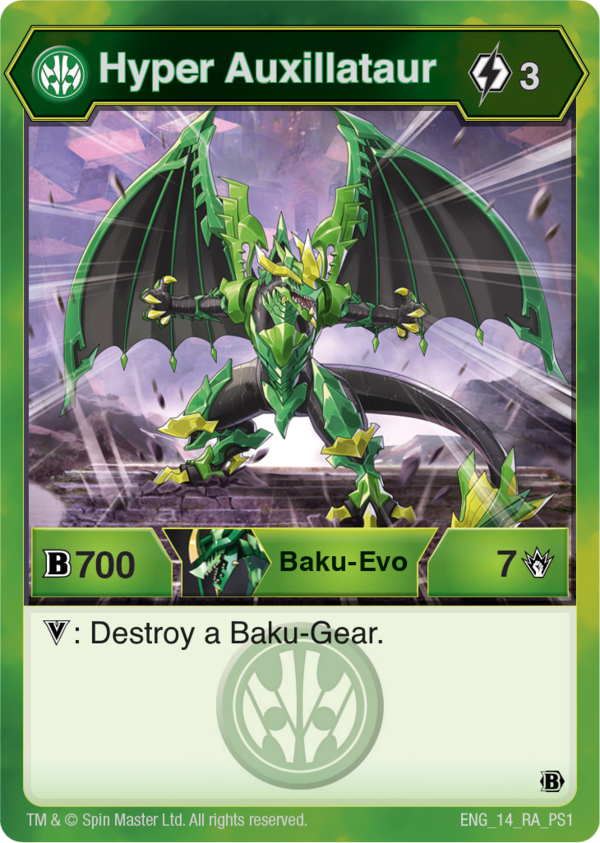 Ventus Hyper Auxillataur (Brawler Pack) - The Bakugan Wiki