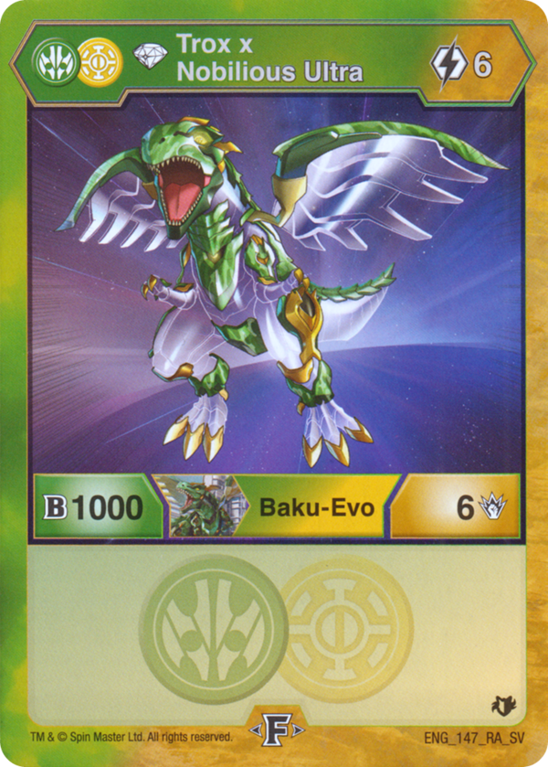 Diamond Trox x Nobilious Ultra (Shields of Vestroia) - The Bakugan Wiki