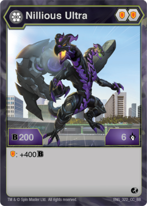 Darkus Nillious Ultra (Battle Brawlers) - The Bakugan Wiki