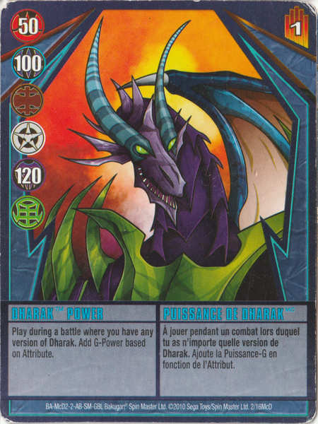 Dharak Power - The Bakugan Wiki