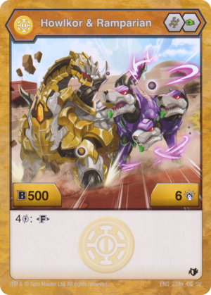 Aurelus Howlkor & Ramparian (Shields of Vestroia) - The Bakugan Wiki