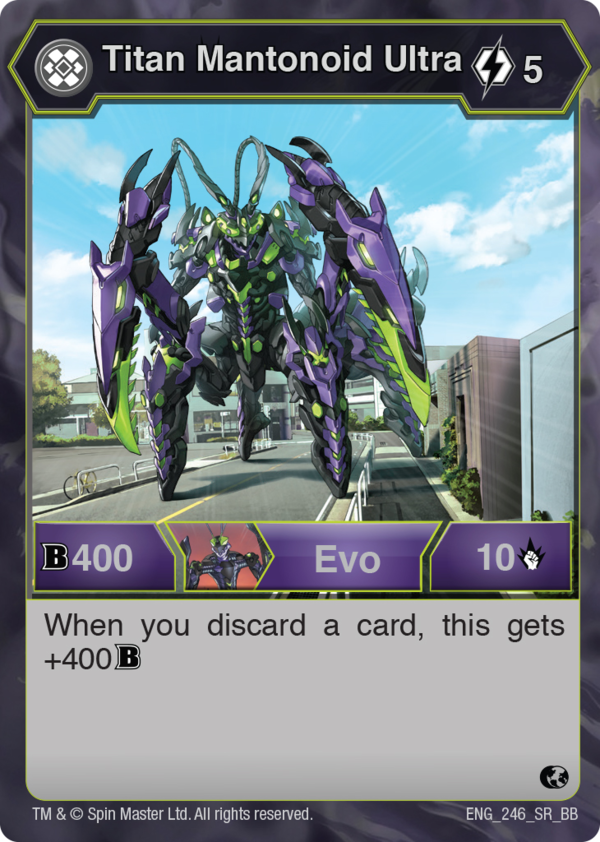 Darkus Titan Mantonoid Ultra (Battle Brawlers) - The Bakugan Wiki