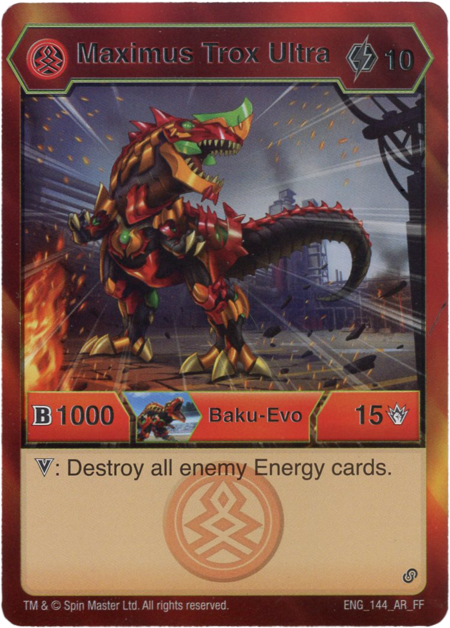 Pyrus Maximus Trox Ultra (Fusion Force) - The Bakugan Wiki