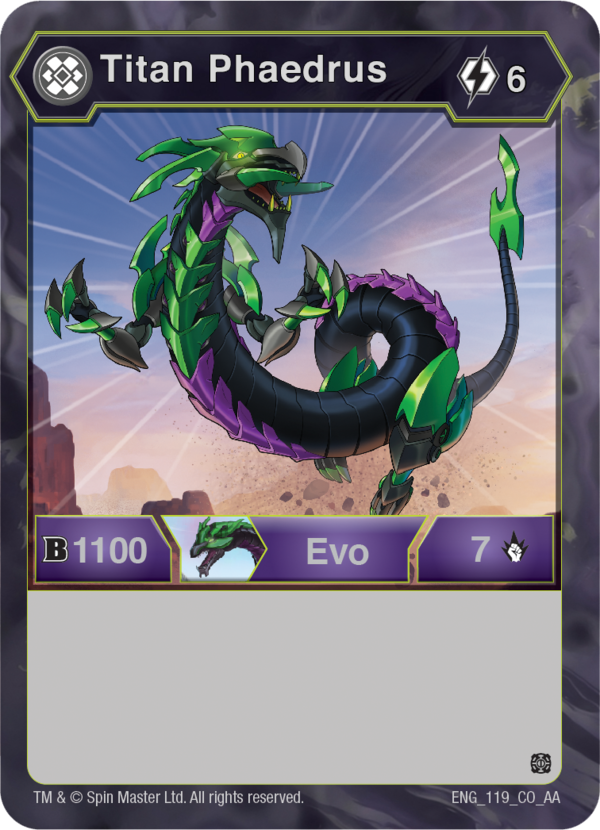 Darkus Titan Phaedrus (Age of Aurelus) - The Bakugan Wiki