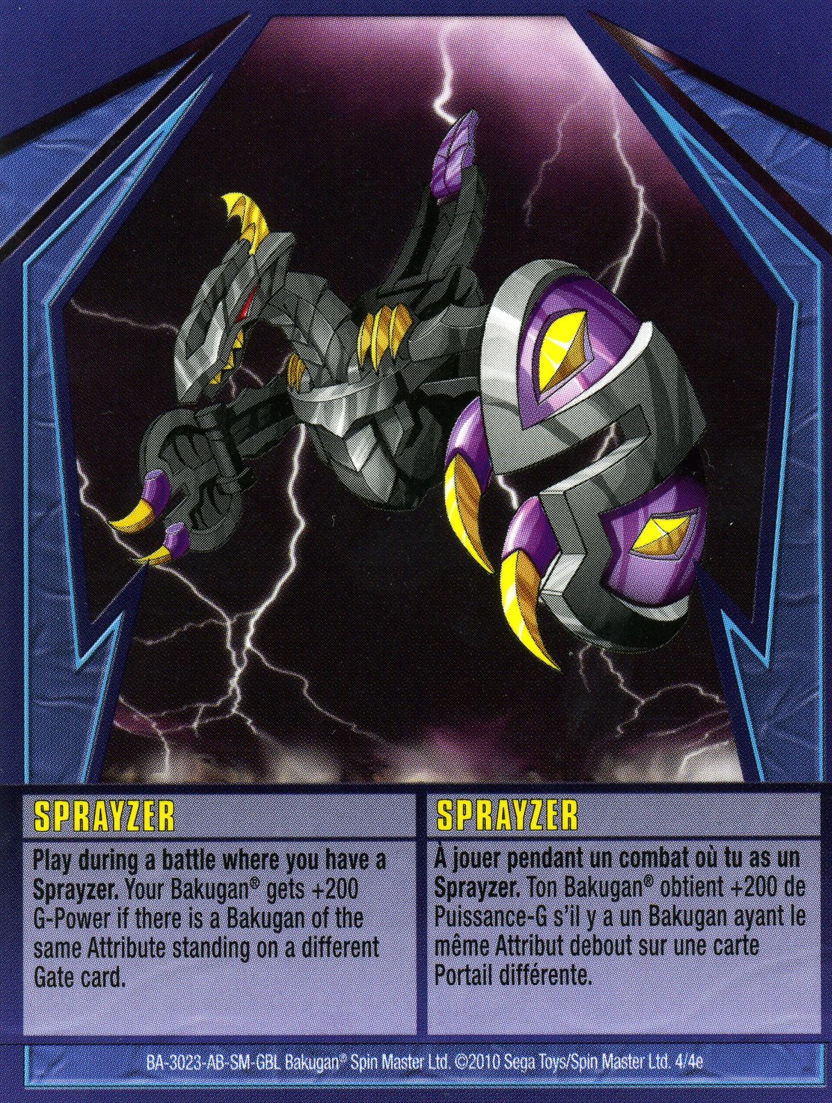 Sprayzer (Card) - The Bakugan Wiki