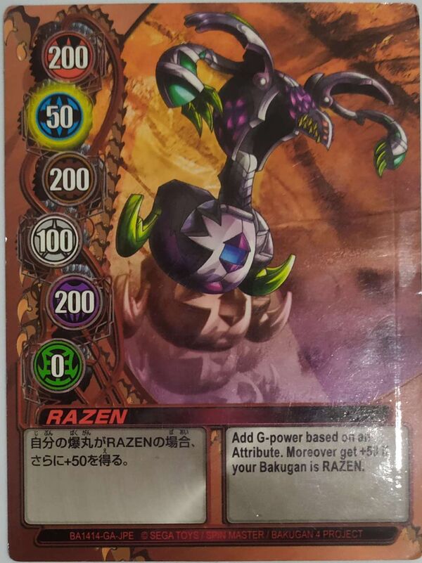 Razen - The Bakugan Wiki