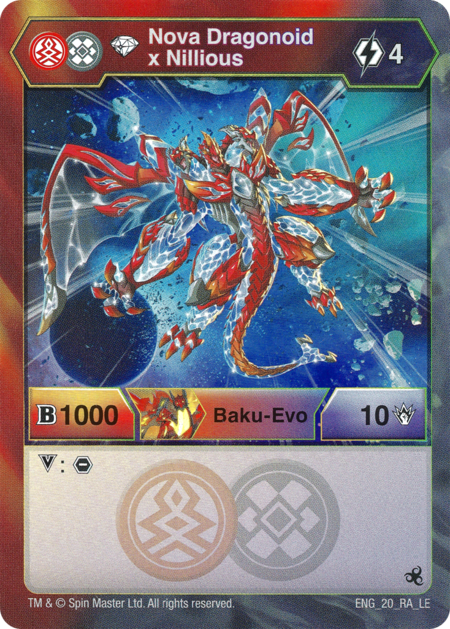 Diamond Nova Dragonoid x Nillious (LE) - The Bakugan Wiki