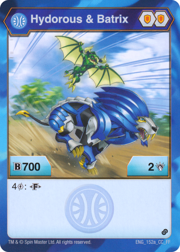 Aquos Hydorous & Batrix (Fusion Force) - The Bakugan Wiki
