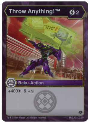 Throw Anything! - The Bakugan Wiki