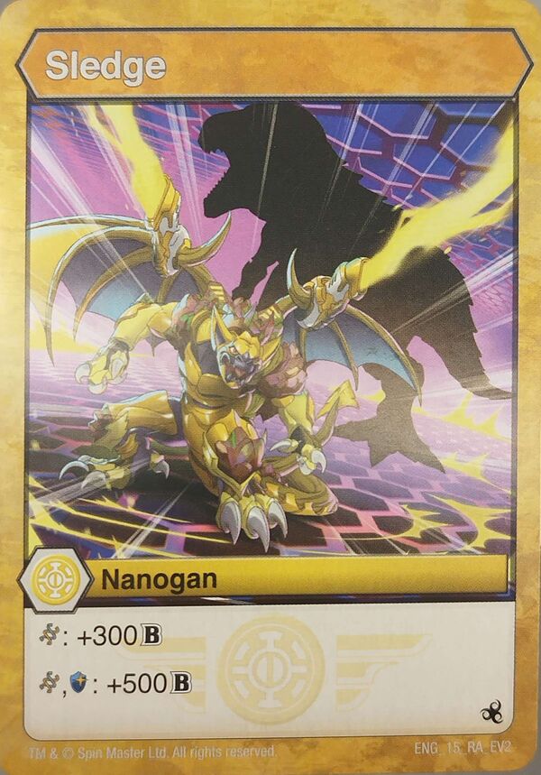 Aurelus Sledge (EV2) - The Bakugan Wiki