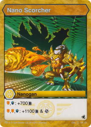 Aurelus Nano Scorcher (EV) - The Bakugan Wiki
