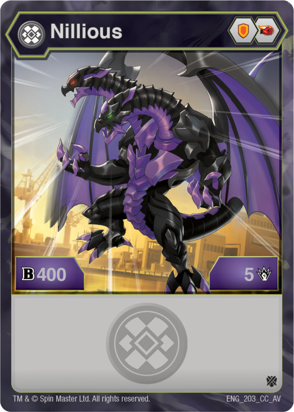 Darkus Nillious (Armored Elite) - The Bakugan Wiki