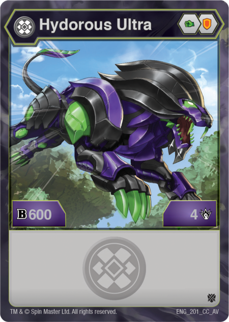 Darkus Hydorous Ultra (Armored Elite) - The Bakugan Wiki