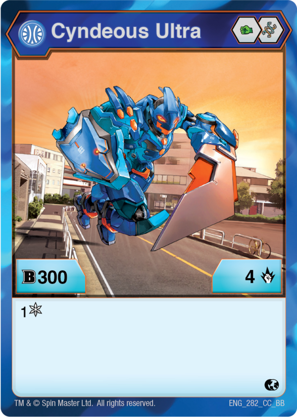Aquos Cyndeous Ultra (Battle Brawlers) - The Bakugan Wiki