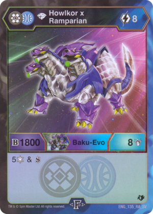 Diamond Howlkor x Ramparian (Shields of Vestroia) - The Bakugan Wiki