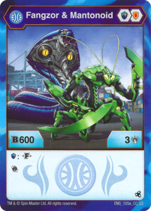 Aquos Fangzor & Mantonoid (LE) - The Bakugan Wiki
