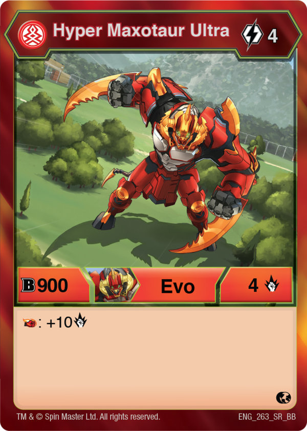 Pyrus Hyper Maxotaur Ultra (Battle Brawlers) - The Bakugan Wiki