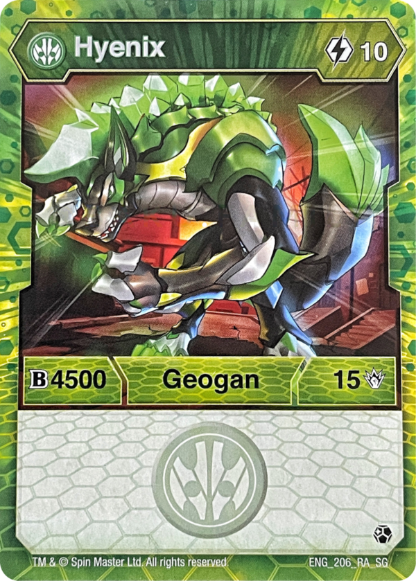 Ventus Hyenix (Secrets of the Geogan) - The Bakugan Wiki