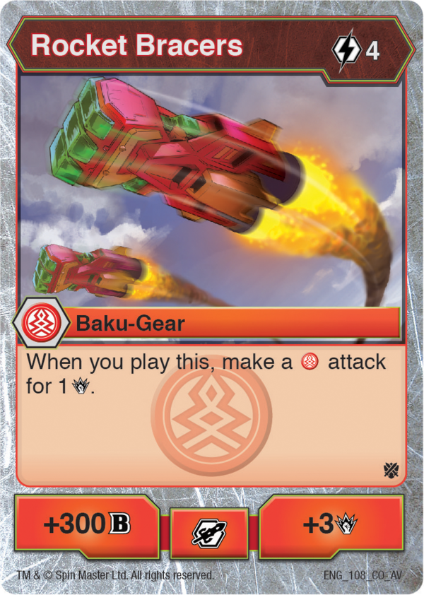 Rocket Bracers (Card) - The Bakugan Wiki