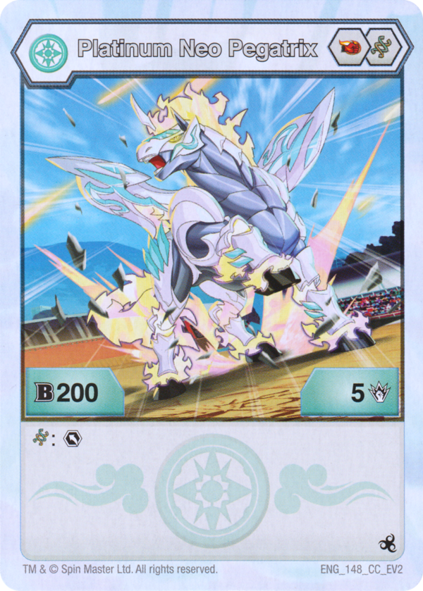 Haos Platinum Neo Pegatrix (EV2) - The Bakugan Wiki