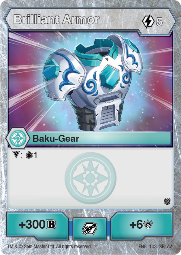 Brilliant Armor (Card) - The Bakugan Wiki