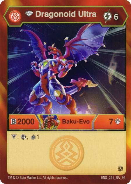 Diamond Dragonoid Ultra (Secrets of the Geogan) - The Bakugan Wiki