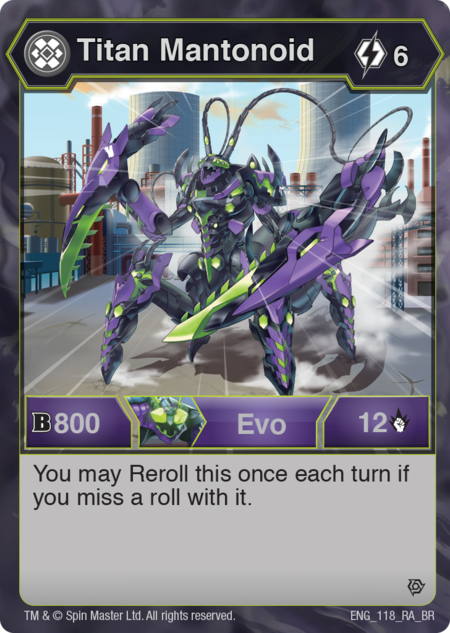 Darkus Titan Mantonoid (Bakugan Resurgence) - The Bakugan Wiki