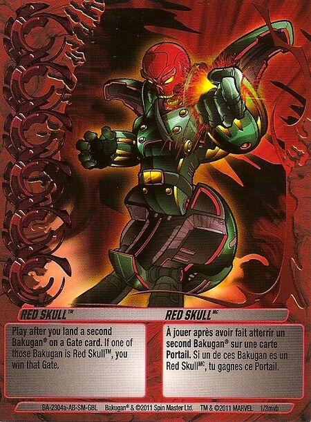 Red Skull (Card) - The Bakugan Wiki