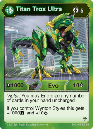 Ventus Titan Trox Ultra (Bakugan Resurgence) - The Bakugan Wiki