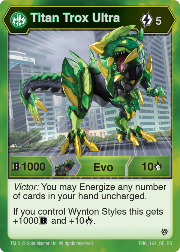 Ventus Titan Trox Ultra (Bakugan Resurgence) - The Bakugan Wiki