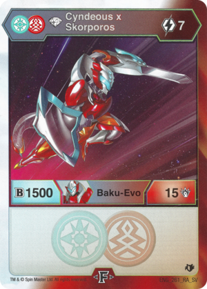 Diamond Cyndeous x Skorporos (Shields of Vestroia) - The Bakugan Wiki