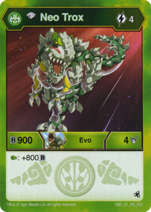 Diamond Neo Trox (EV2) - The Bakugan Wiki