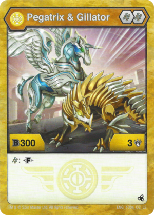 Aurelus Pegatrix & Gillator (LE) - The Bakugan Wiki