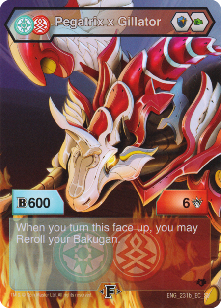 Haos Pyrus Pegatrix x Gillator (Shields of Vestroia) - The Bakugan Wiki