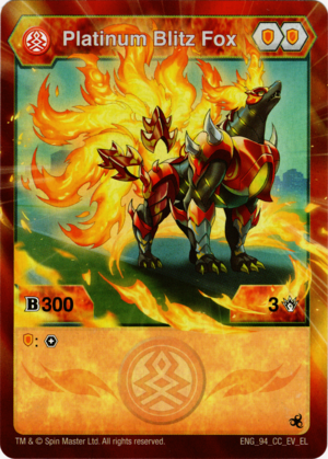 Pyrus Platinum Blitz Fox (EV) - The Bakugan Wiki