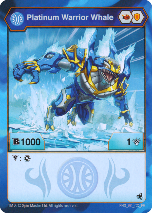 Aquos Platinum Warrior Whale (EV) - The Bakugan Wiki