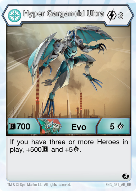 Haos Hyper Garganoid Ultra (Battle Brawlers) - The Bakugan Wiki