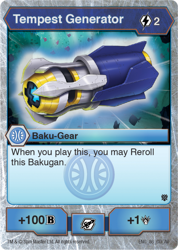 Tempest Generator (Card) - The Bakugan Wiki