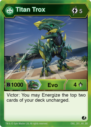 Ventus Titan Trox (Battle Brawlers) - The Bakugan Wiki