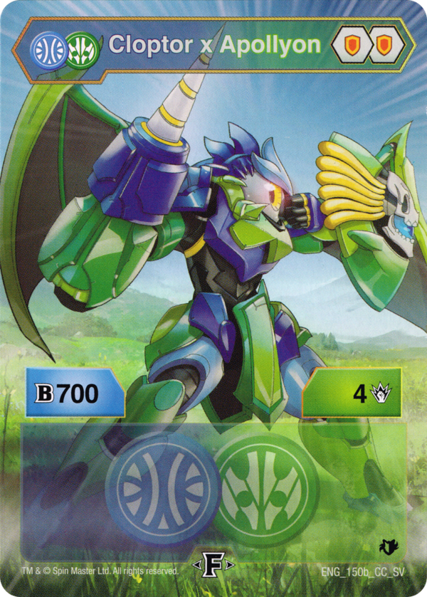 Aquos Ventus Cloptor x Apollyon (Shields of Vestroia) - The Bakugan Wiki