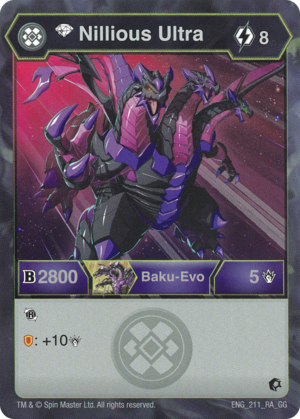 Diamond Nillious Ultra (Geogan Generations) - The Bakugan Wiki