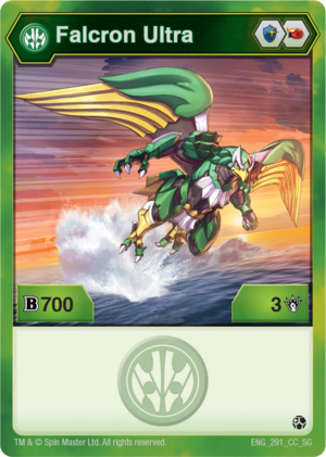 Ventus Falcron Ultra (Secrets of the Geogan) - The Bakugan Wiki