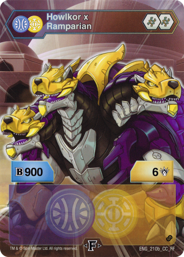 Aquos Aurelus Howlkor x Ramparian (Fusion Force) - The Bakugan Wiki